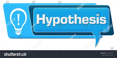 Hypothesis Concept Image Text Related Symbol Stock Illustration 1512792131 Shutterstock