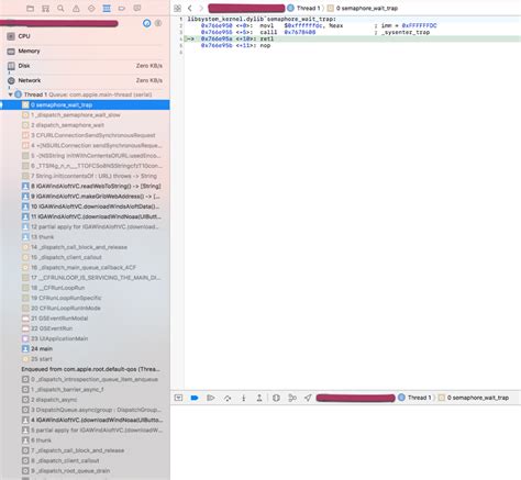 Ios Swift Downloading Data From Url Causes Semaphorewaittrap