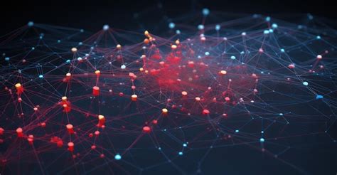 Premium Ai Image An Intricate Web Of Interconnected Nodes