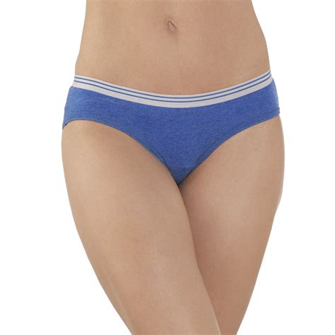 Womens Heather Low Rise Hipster Panties 6 Pack