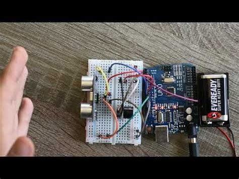 Arduino Circuit With Ultrasonic Sensor To Detect Proximity Objects Arduino Circuit Arduino