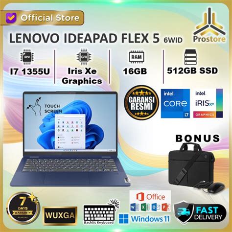 Promo Lenovo Ideapad Flex Oled Touch I U Gb Gb W Ohs Paket Combo Cicil