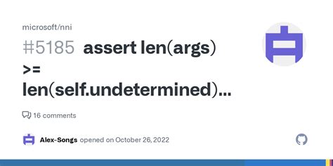 assert len args len self undetermined assertionerror · issue 5185
