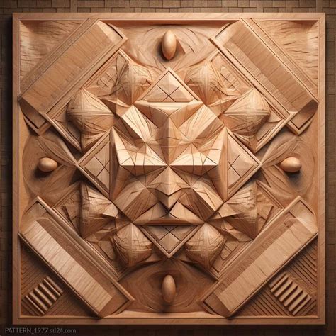 Patterns And Decorations Geometric PATTERN D Stl Model For CNC