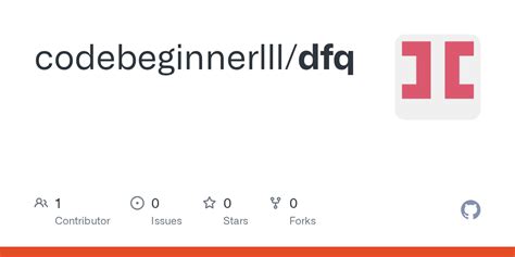 Github Codebeginnerlll Dfq