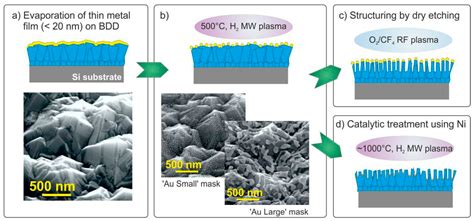 Proceedings Free Full Text Fabrication Of Structured Boron Doped Diamond Films For