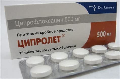 Антибіотик «Ципролет»: інструкція із застосування