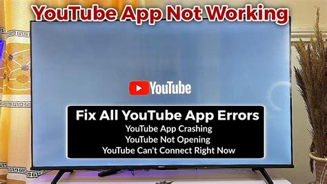 YouTube Not Working On Smart TV How To Fix YouTube