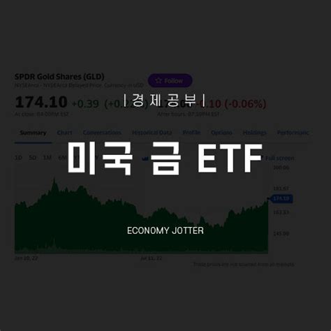 금 Etf 미국 금 Etf 종류