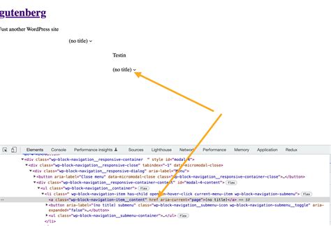 Unlinking Submenu Block Causes Empty `href` Attribute On Front Of Site · Issue 43897