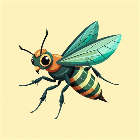 Premium Vector Bee Coloring Vector Art And Illustration Premium Vector Bee Coloring Vector Art And Illustration