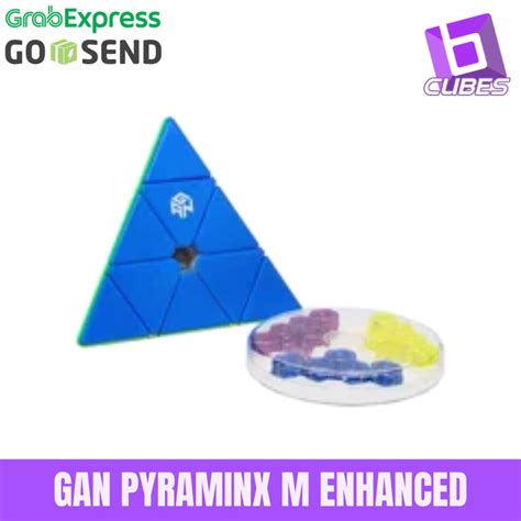 Jual Cube Pyraminx Gan Pyraminx M Enhanced Gan Pyraminx M Enhanced Stickerless Shopee