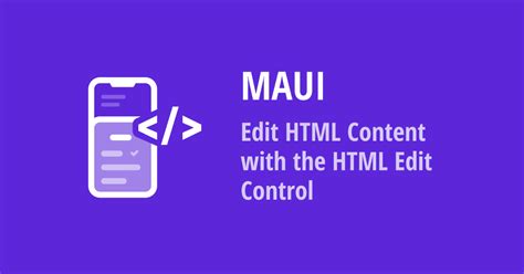 maui edit html content with the devexpress maui html edit
