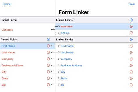form linking formconnections