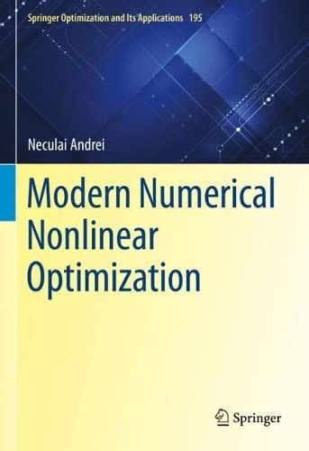 modern numerical nonlinear optimization pdf epub version controses