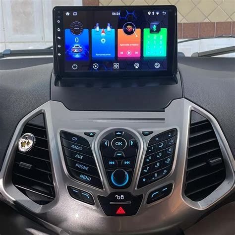 Ford Ecosport 2013 2017 Moldura E Chicotes De Instalação Para Central Multimidia De 9