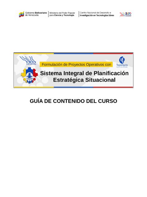 Sipes Guía Del Curso Pdf Planificación Planificación Estratégica