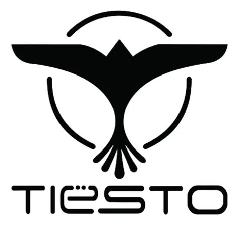 Sticker Vinil Tiesto Logo Completo 85x8cm Set 2 Piezas 135 Meses