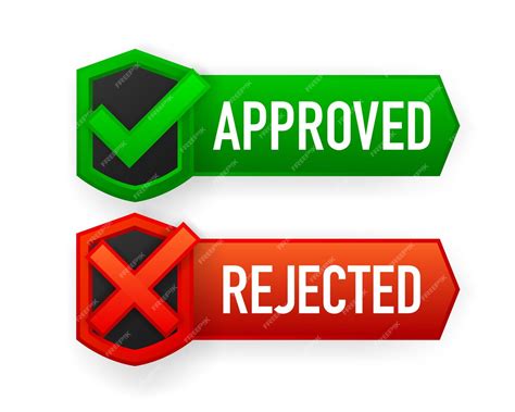 Premium Vector Check Mark And Wrong Sign Approval And Reject Icon Sign Of Voting Sign Of