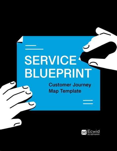 Service Blueprint Customer Journey Map Template Ecwid E Commerce Shopping Cart