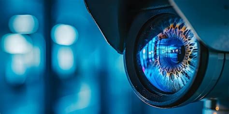 Premium Photo Innovative Technology Concept Surveillance Camera