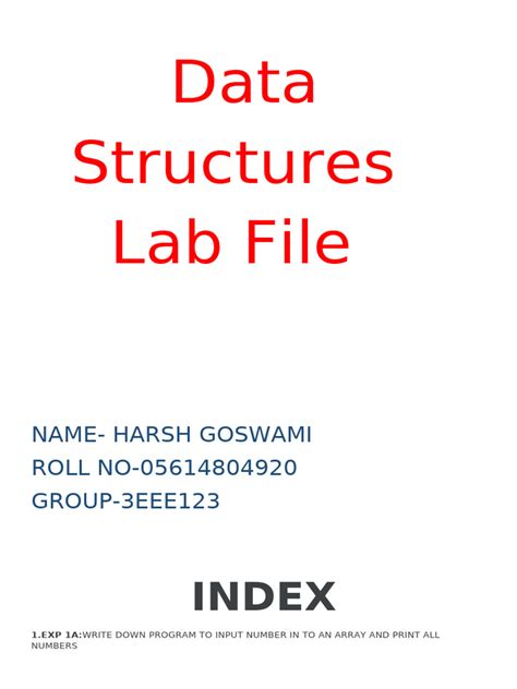Data Structures File 05614804920 Harsh Pdf Queue Abstract Data Type Algorithms And
