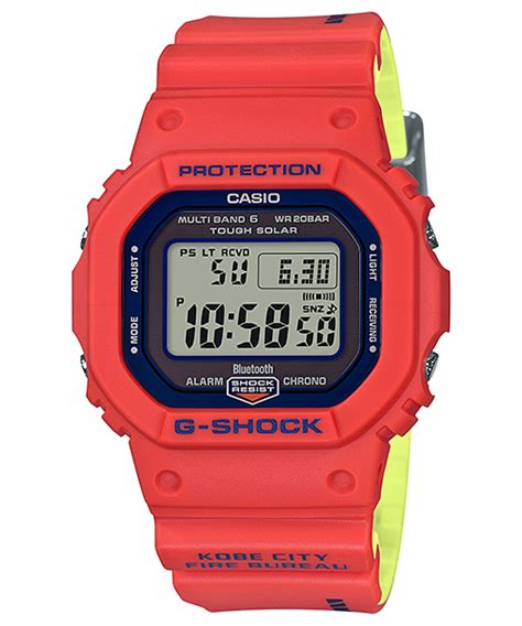 G-Shock GW-B5600FB — огненно-оранжевые G и спасатели из Kobe City