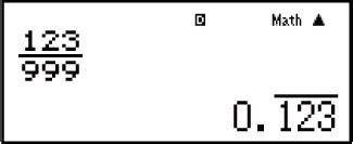 Recurring Decimal Calculations Recurring Decimal Calculations