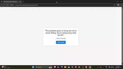 Created A Quote Generator With Javascript Shruti Avhad Posted On The