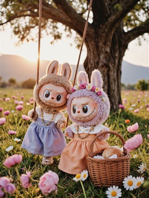 🌸 50 Wallpaper Musim Semi Labubu Yang Segar Labubu Wallpaper