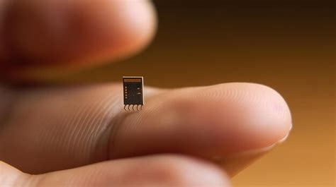 Premium Photo Man With Microchip Leads In Ai Development