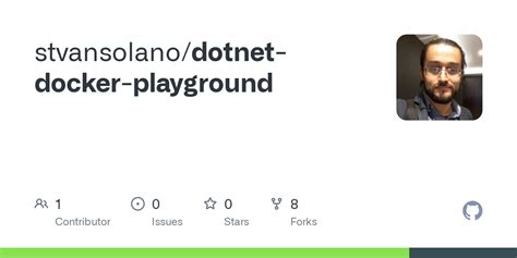 Github Stvansolano Dotnet Docker Playground