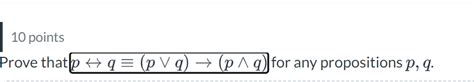 Solved Points Prove That Pq Pq Pq For Any Chegg Com