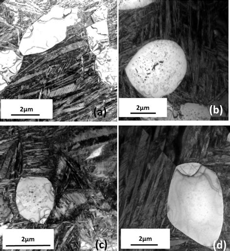 Microstructures Of The Heat Treated Zr Excel Pts Prior To Creep Tests Download Scientific