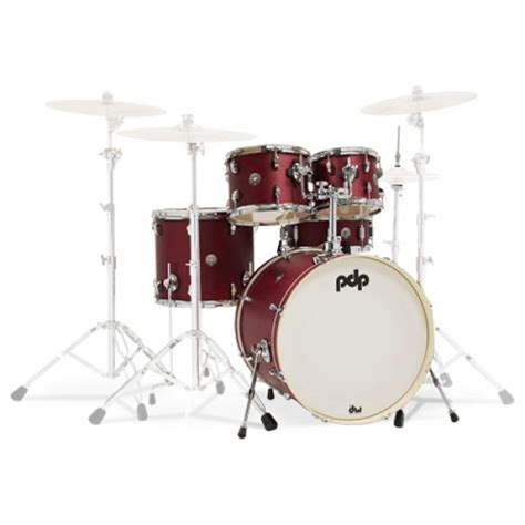 Pdp Spectrum Series 5 Piece Acoustic Drum Kit Pdst2015rd