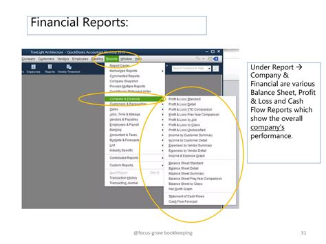 Quickbooks Set Up And Workflow For Architects Ppt