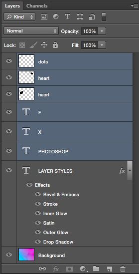 How To Apply A Layer Style To Multiple Layers In Photoshop