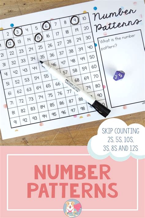 number patterns and skip counting activities 2s 5s 10s 3s 8s 12s