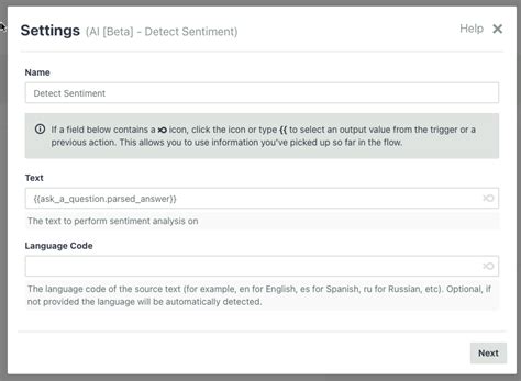 Ai Detect Sentiment Flow Xo Help Center