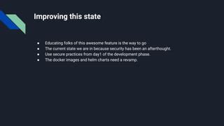 Hardening Kubernetes By Securing Pods PPT