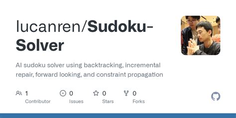 Github Lucanrensudoku Solver Ai Sudoku Solver Using Backtracking Incremental Repair