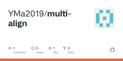 GitHub YMa2019 Multi Align
