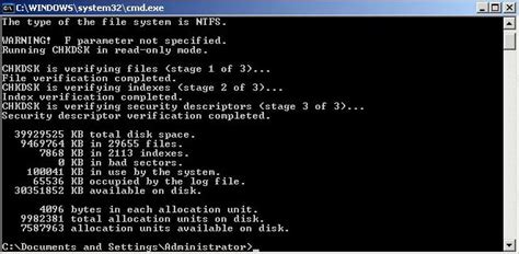 Repair Files With Chkdsk