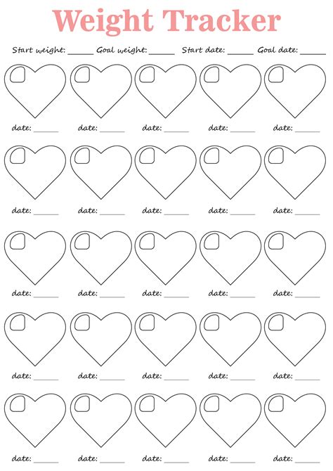 Weight Loss Program 10 Free Pdf Printables Printablee