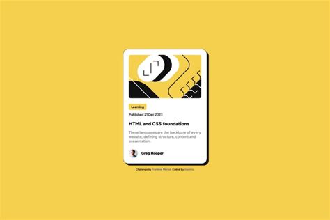 Frontend Mentor Tried Responsive Solution Using Flexbox And Animations Coding Challenge Solution