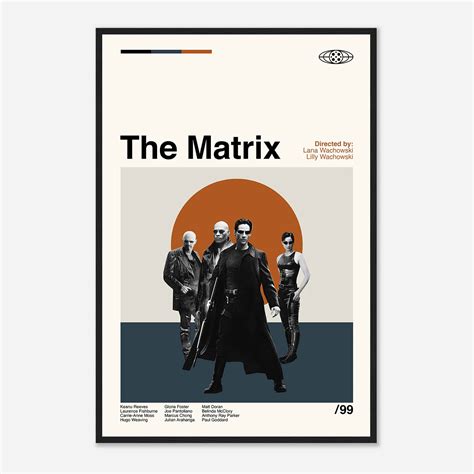 The Matrix Movie Poster The Matrix Print Retro Movie Citiesbox