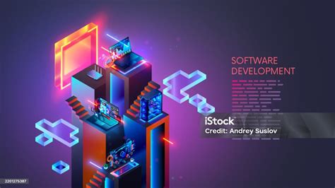 Software Development Coding Programming Concept Programming Testing Cross Platform Code App On