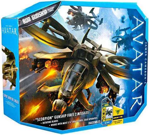James Camerons Avatar Combat Vehicle Rda Gunship Action Figure Set