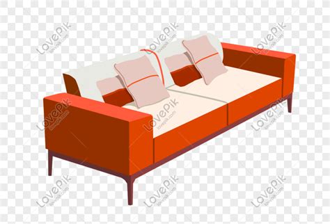 빨간색 25d 소파 그림 Png 일러스트 무료 다운로드 Lovepik