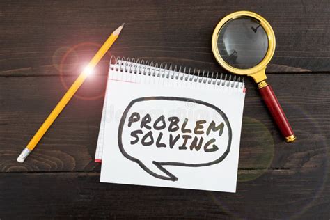text sign showing problem solving internet concept having a good